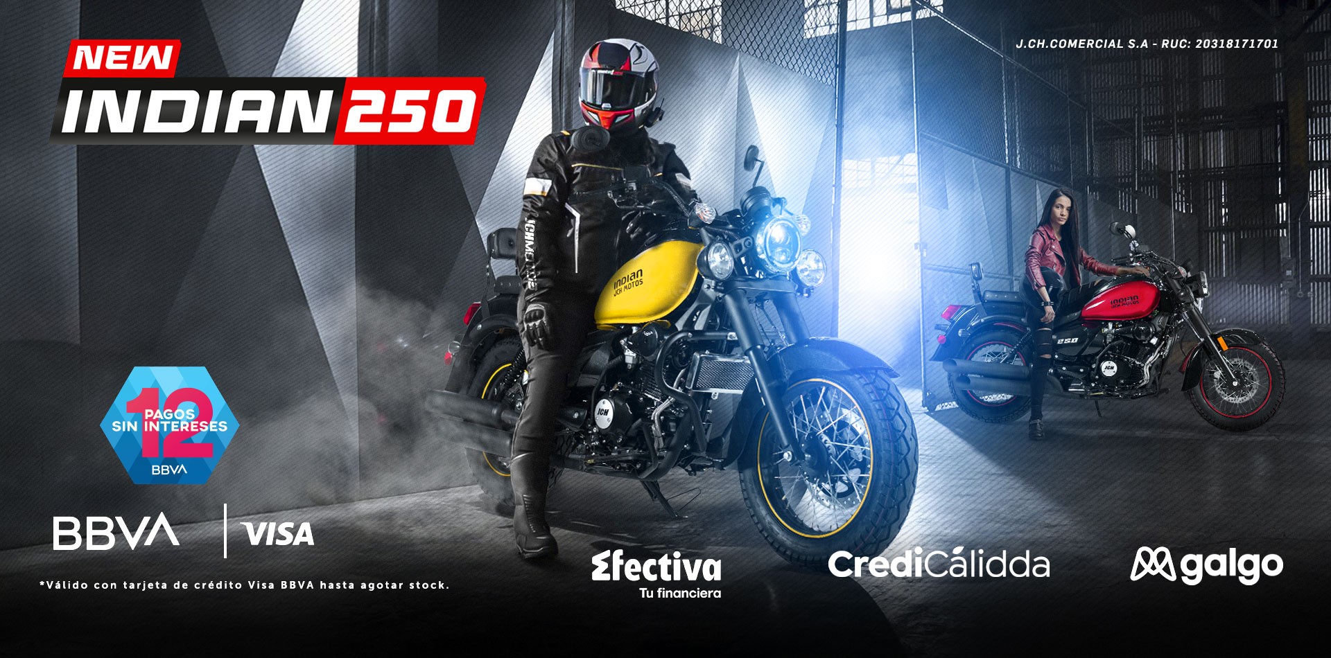 Siente el llamado de tu nueva JCH MOTOS